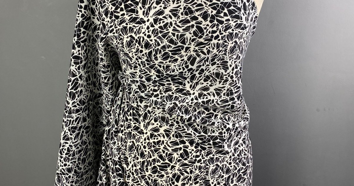 Black and White Smash – Stitch Fabrics by M. Rosenberg & Son