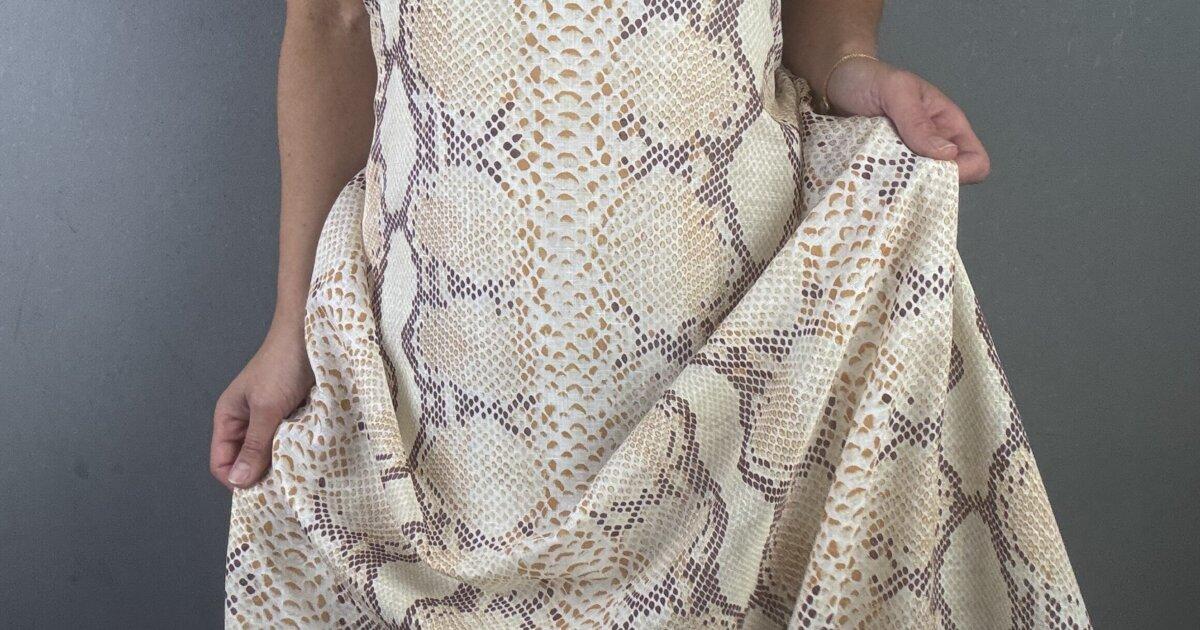 Italian Fine Linen Snake Print – Stitch Fabrics by M. Rosenberg & Son