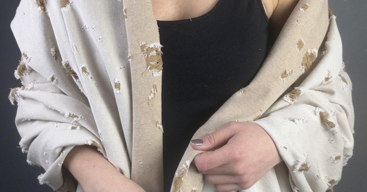 Ripped Sand Denim – Stitch Fabrics by M. Rosenberg & Son