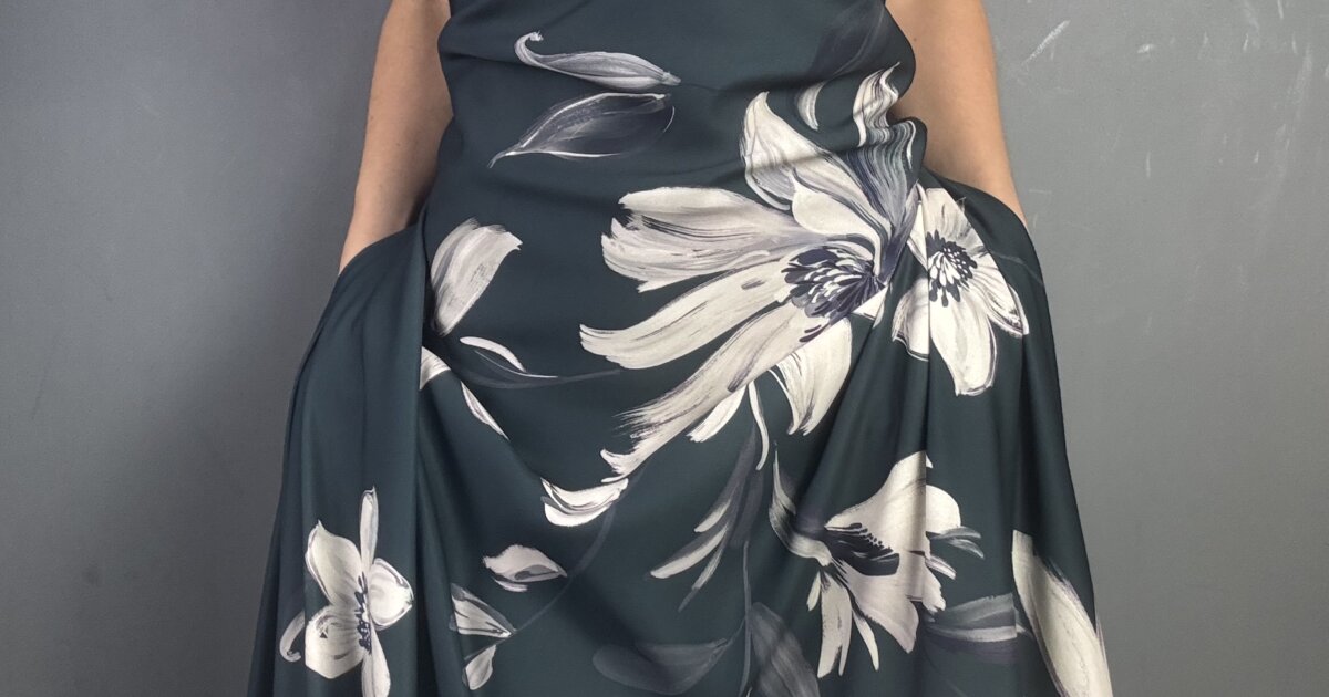 Flower Panel Elegance – Stitch Fabrics by M. Rosenberg & Son