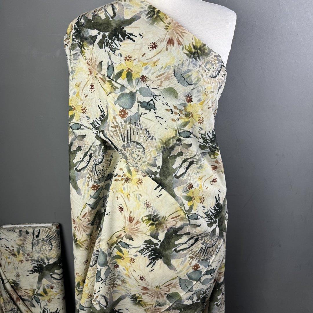 Ramie Linen and Cotton Water Art – Stitch Fabrics by M. Rosenberg & Son