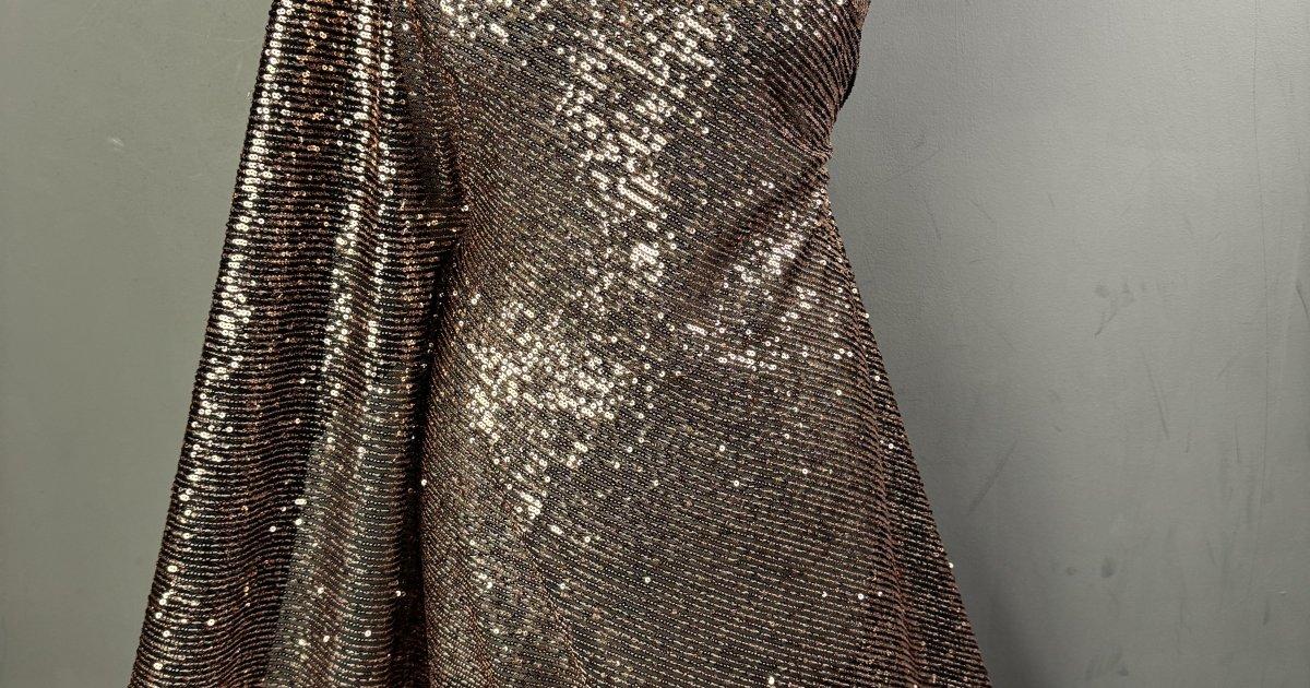 Gold Stretch Mesh Sequins – Stitch Fabrics by M. Rosenberg & Son