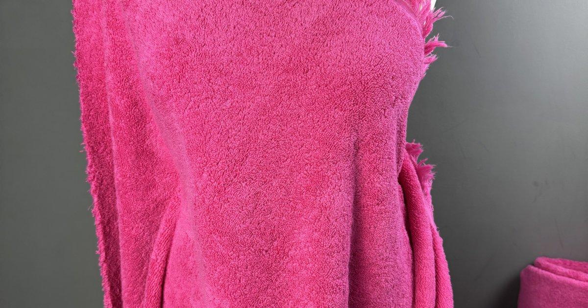 Designer Towelling Hot Pink – Stitch Fabrics by M. Rosenberg & Son