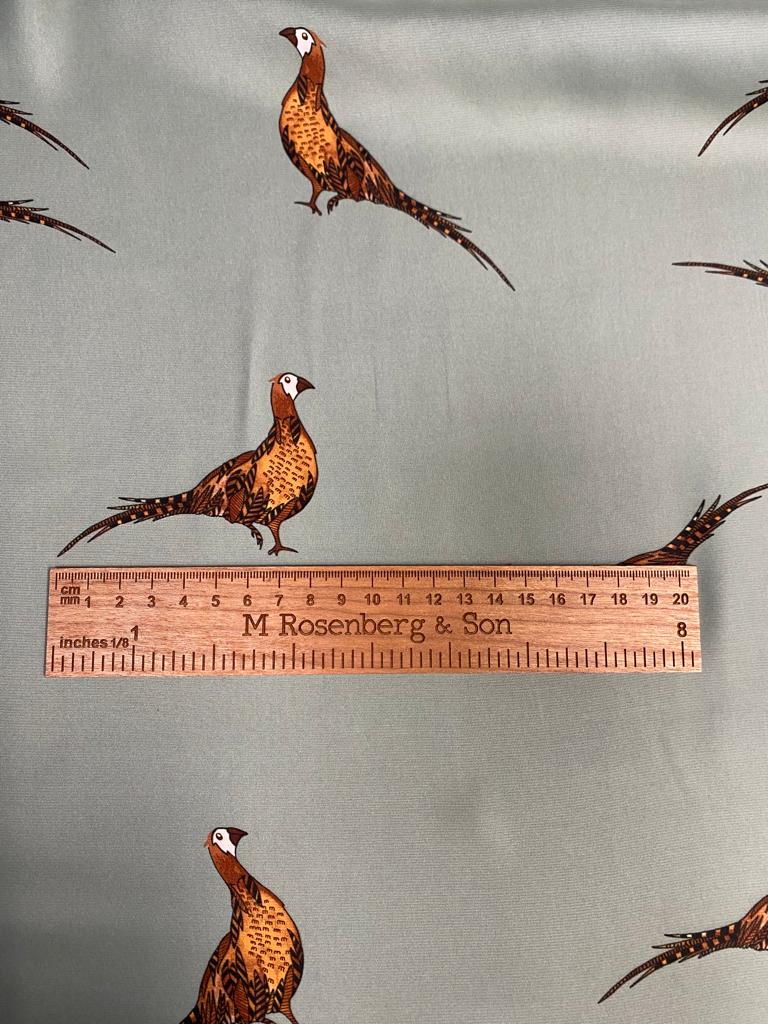 Italian Pheasants – Stitch Fabrics by M. Rosenberg & Son